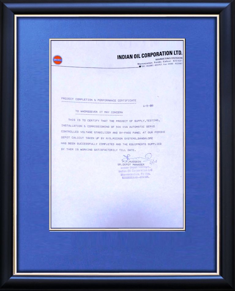 certificate- 07 - Micron Systems & Controls Pvt Ltd