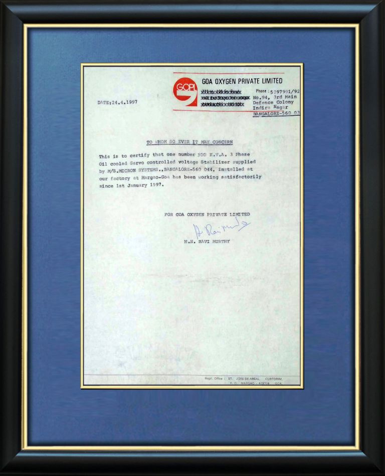 certificate- 11 - Micron Systems & Controls Pvt Ltd